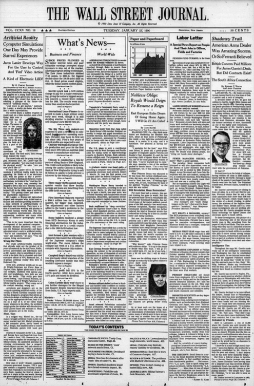 When Virtual Reality was First the Next Big Thing | The Real McCrea